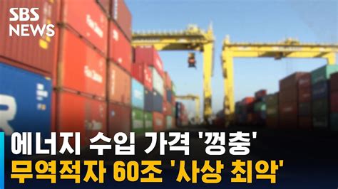 수출 역대 최고지만 수입 더 늘어무역적자 사상 최악 Sbs Youtube