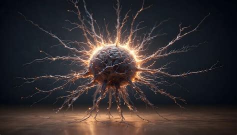 Neural Network Connections Illustrating Synapse And Brain Activity Neurons And Neurogeneis