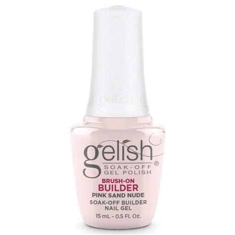 Gelish Pink Sand Nude Brush‑on Builder Gel 15 Ml