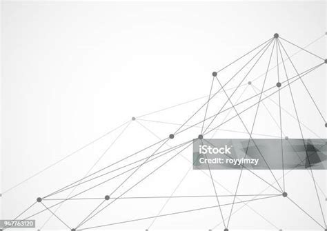 연결 점 들과 라인을 추상화 합니다 연결 과학 배경입니다 벡터 일러스트 레이 션 0명에 대한 스톡 벡터 아트 및 기타 이미지 0명 3차원 형태 개념 Istock
