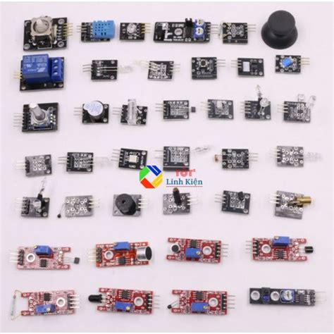 Combo 37 Cảm Biến cho Arduino Raspberry Microbit kèm hộp đựng