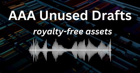 Aaa Unused Drafts 10 Audio Music Unity Asset Store