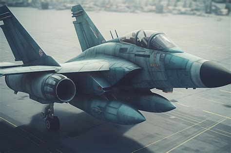 Premium Ai Image Military Aircraft At War Neural Network Ai Generated