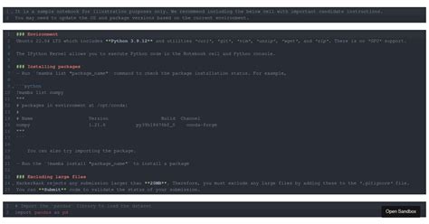 code editor to render jupyter notebook codesandbox