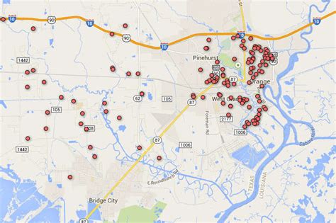 Registered Sex Offenders Texas Map