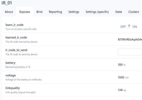Universal Ir Remote Not Configured Correctly In Mqtt Zigbee Home Assistant Community