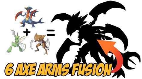 Pokemon Halloween Fusion 57 Mega Garchomp X Scyther X Kabutops