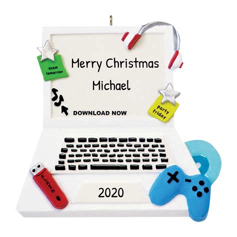 Personalized Laptop Christmas Ornament Computer Ornament Laptop