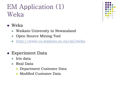 Ppt Em Algorithm Expectation Maximazation Clustering Algorithm Book Datamining Morgan