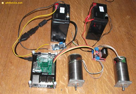 Управление шаговыми моторами и Dc двигателями на L298 и Raspberry Pi