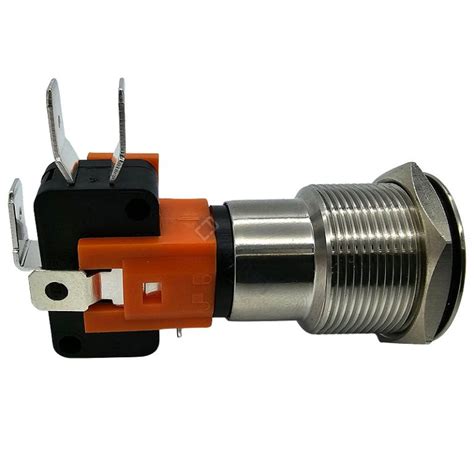 Anti Vandal 22mm Switch Round Push Button LATCHING 12V 20A Red LED L22HD RL Alna Commodities