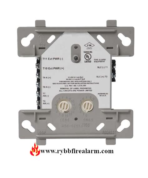 Notifier Xp6 C Six Circuit Control Module Rybb Fire Alarm