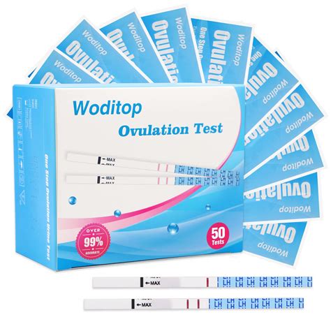 Ovulation Test Strips 50 Pack Fertility Predictor Kit For Fast Home Self Checking Buy Now