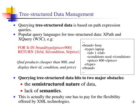 ppt querying tree structured data using dimension graphs powerpoint