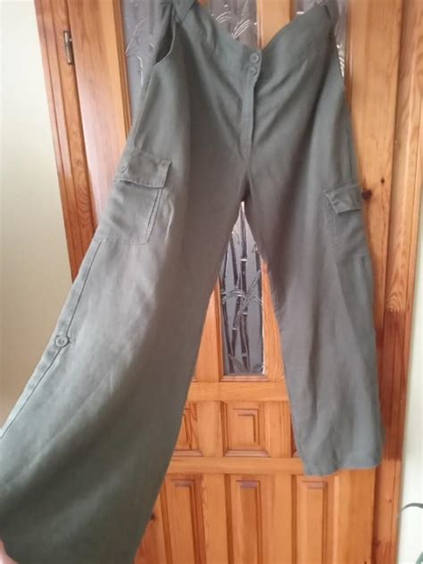 Штани лляні 100 палацо — ціна 450 грн у каталозі Брюки Купити жіночі