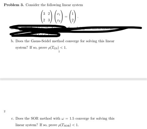solved problem 3 consider the following linear system 3 21