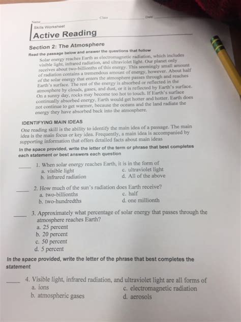 Skills Worksheet Active Reading Luxury Solved Class Date Skills Worksheet Active Reading Section