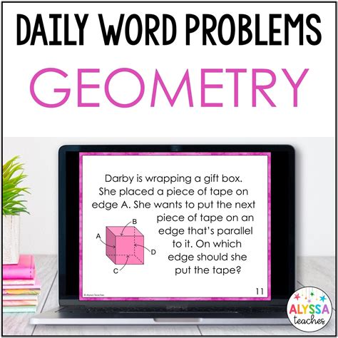 Geometry Word Problems For Daily Math Review