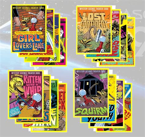 Mst3k Box Art Stickers Set Of 16 Series 4 Etsy