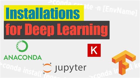 Installations For Deep Learning Anaconda Jupyter Notebook Tensorflow Keras Keras 2 Youtube