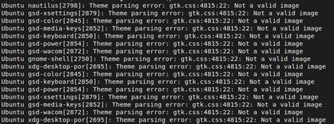 Theme Parsing Error · Issue 2349 · Ubuntuyaru · Github