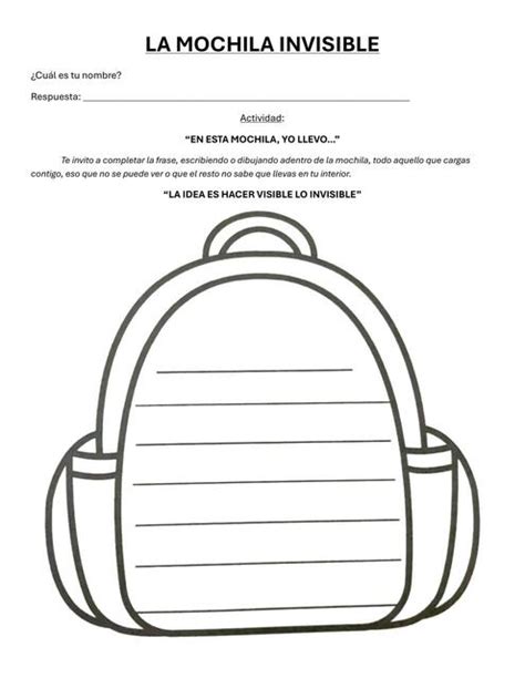 La Mochila Invisible Luis Rozas Udocz