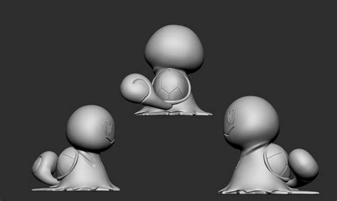 Pokemon Mimikyu Squirtle Free 3d Model 3d Printable Cgtrader