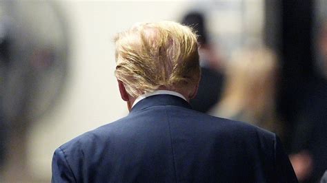 New Shot Of Trumps Famous Hair From Behind Wont Help Chatter About Him Balding