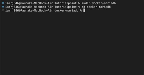 Docker Setting Mariadb