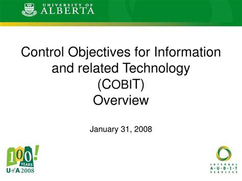 Ppt Control Objectives For Information And Related Technology C Obi T Overview Powerpoint