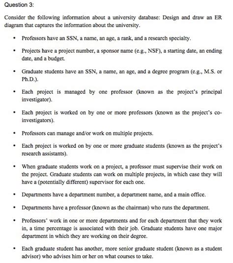 Solved Question 3 Consider The Following Information About