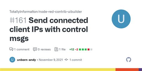 Send Connected Client Ips With Control Msgs By Unborn Andy · Pull