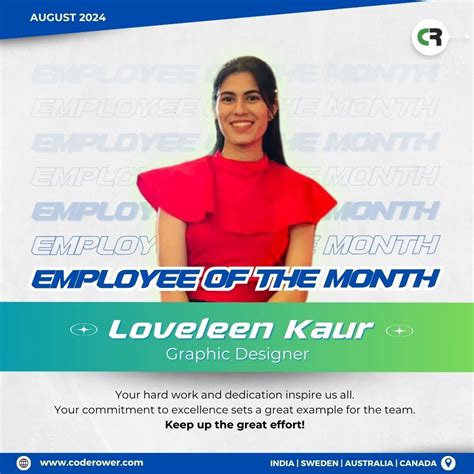 Employeeofthemonth Coderower Bestemployee Graphicdesign Graphicdesigner Team Teamsuccess