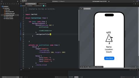 Fa24 Intro To Ios Swiftui Ii Youtube