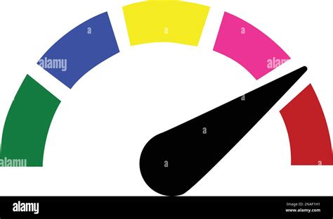 Speedometer Tachometer Icon Speed Indicator Sign Internet Car Speed