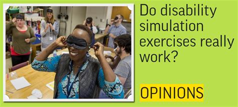 Simulation Exercises For Disability Sensitization Different Viewpoints Diversity And Equal
