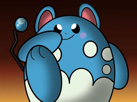 Macro Azumarill Paw Stomp Pokemon By Emolgayarn On Deviantart