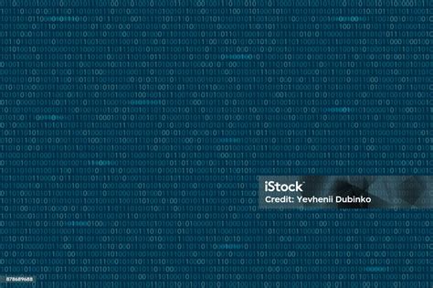 추상 이진 코드 배경입니다 디지털 기술 배경 화면입니다 사이버 데이터 암호 해독 및 암호화 배경 주제에 대한 스톡 벡터 아트 및 기타 이미지 Istock