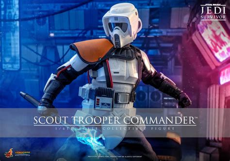 Scout Trooper Commander 1 6 Scale Figure Star Wars Jedi Survivor Video Game Junk