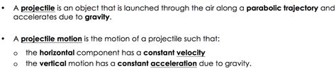 Lesson 5 Projectile Motion Willowwood Lessons