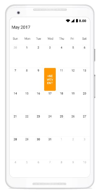 Customize Monthview At Syncfusion Sfschedule For Xamarinandroid