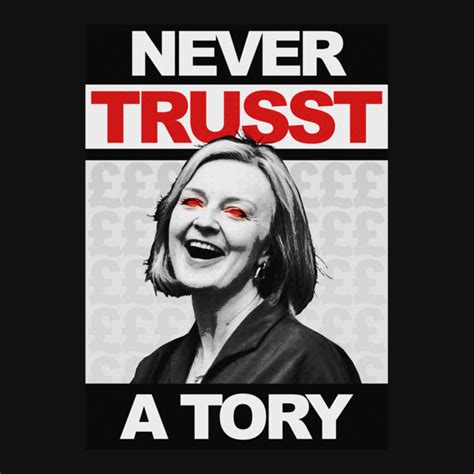 Never Trust A Tory Liz Truss Tory Silver Rectangle Keychain By Cm Arts Artistshot