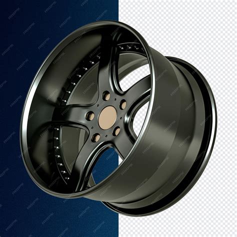 Premium Psd Car Hoop Car Wheel Tilted To The Left For Compositing