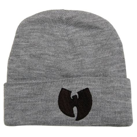 Wu Wear Wu Tang Clan Logo Beanie Grey Ghettoblaster