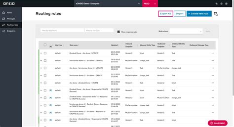 How To Use The Routing Rule Export And Import Function Help Center