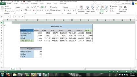 Microsoft Excel 2013 Tutorial For Beginners 3 Crash Course Data Entry