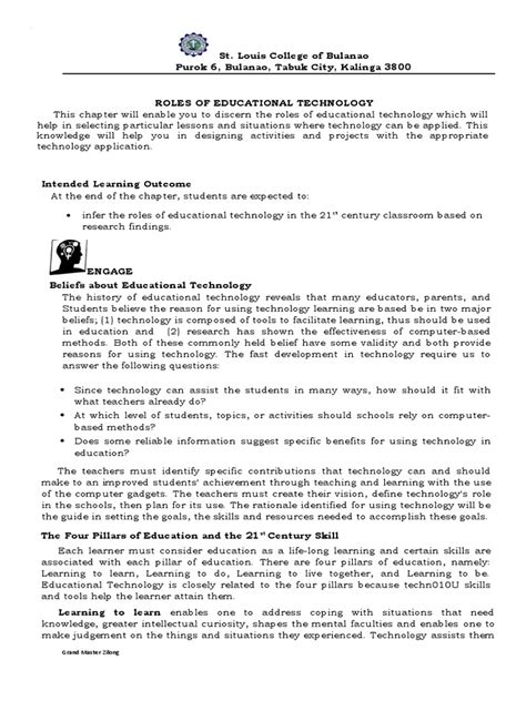 Prof Ed 17 Module 3 Pdf Educational Technology Learning