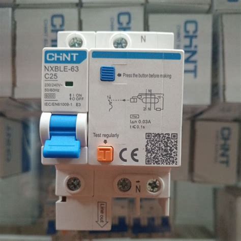 Jual Rcbo 1 Phase 25 Ampere Chint Shopee Indonesia