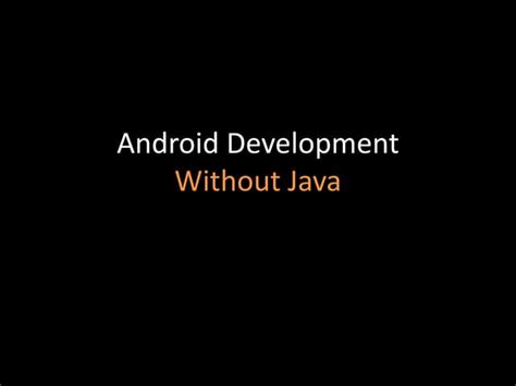 Scala On Android Ppt