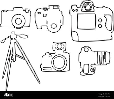 Plate Camera Stock Vector Images Alamy